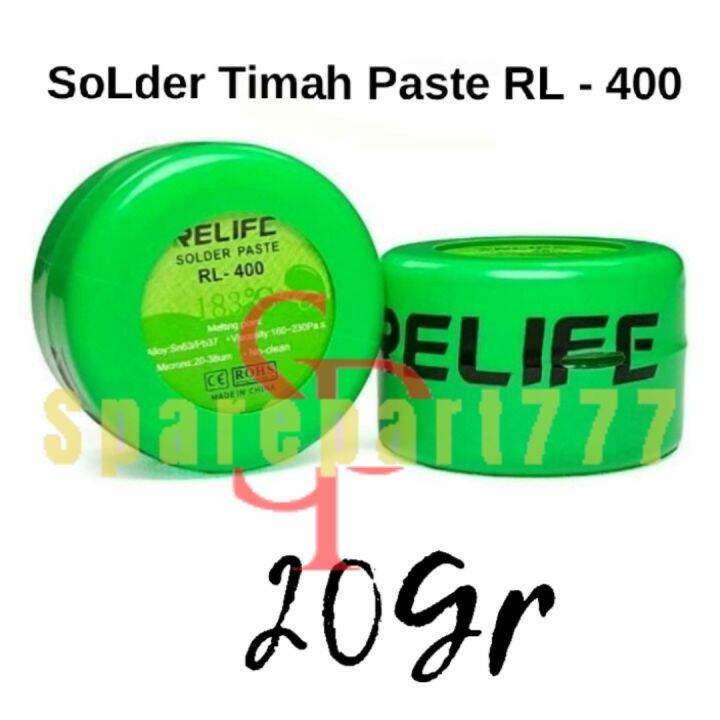Original Timah Cair - Timah Soldering Paste Relife RL- 400 20G | Lazada Indonesia