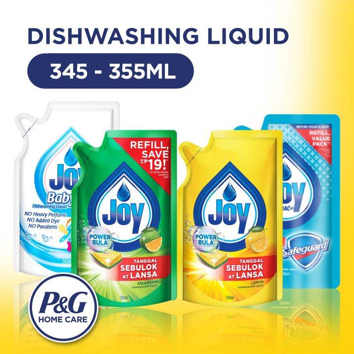 Joy Dishwashing Liquid Baby Antibac Hygiene Fresh Kalamansi Lemon 345ml ...