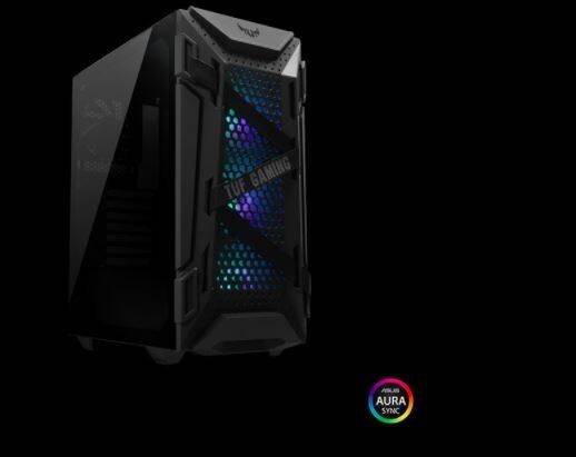 # ASUS TUF Gaming GT301 - ATX Mid-tower Compact Casing w/ Addressable ...