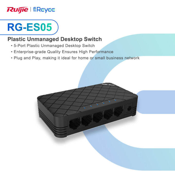 Reyee RG-ES05 | 5-Port 10/100 Mbps Desktop Switch PORT | Ruijie ...