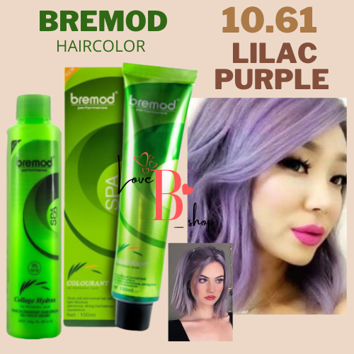 10.61 BREMOD LILAC PURPLE SET WITH OXIDIZER CREAM 100 ML | Lazada PH