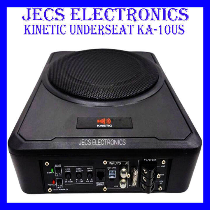 KINETIC UNDERSEAT SUBWOOFER SIZE 10" 550WATTS | Lazada PH
