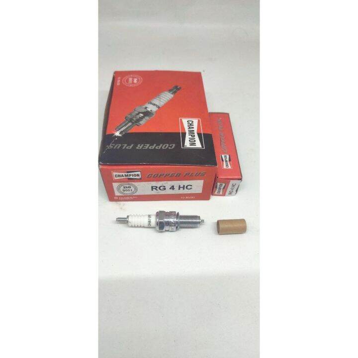 Busi Champion RG4HC Vixion Jupiter MX Kharisma Nmax Supra X 125 Beat ...