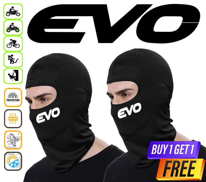 EVO Motorcycle Helmet Balaclava Full face Mask Bonnet NO FOAM | Lazada PH