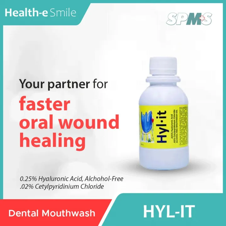 Hyl-it Mouthwash 180ml (for drymouth, singaw and wounds) | Lazada PH