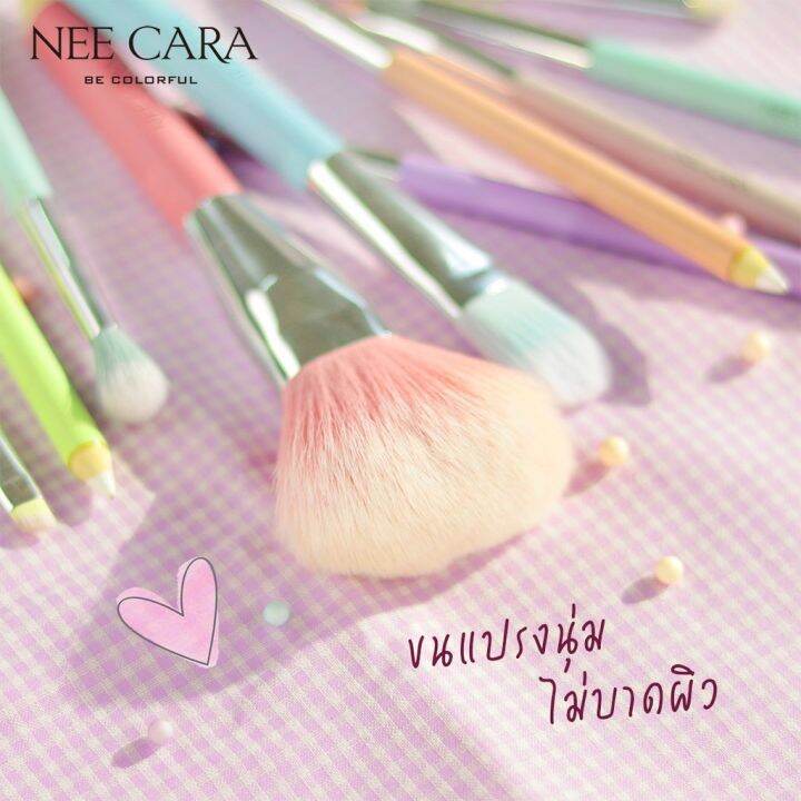 NEE CARA 5-PIECE BRUSH SET N915 NEE CARA เซตแปรงแต่งหน้า 5 ชิ้น สีพาส ...