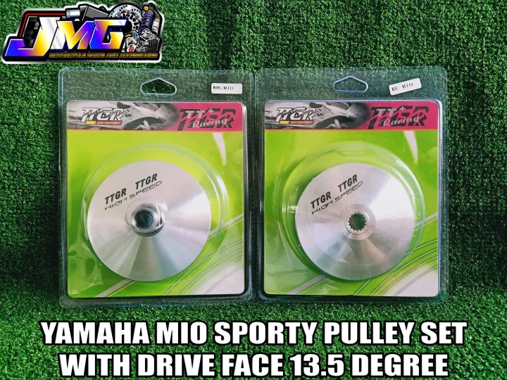 TTGR YAMAHA MIO SPORTY PULLEY SET 13.5 DEGREE WITH DRIVE FACE | Lazada PH