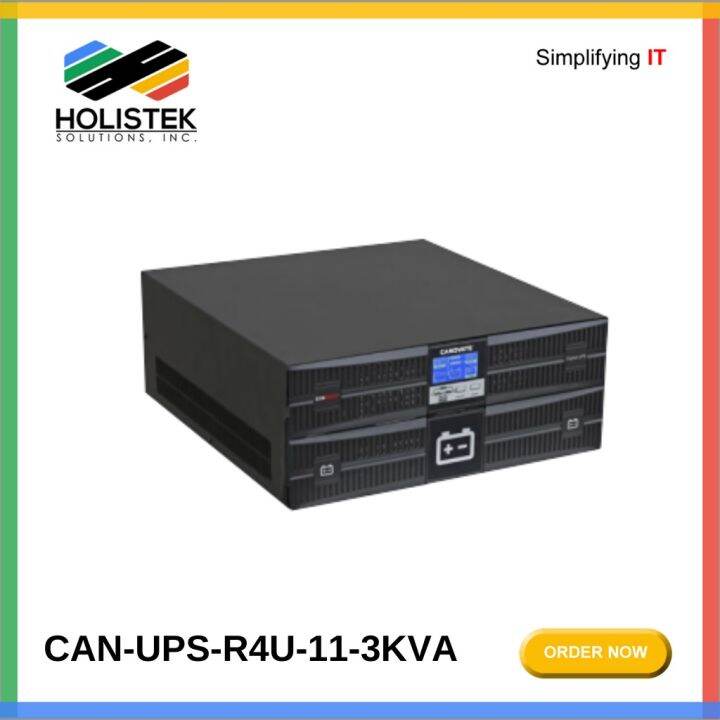 Canovate 3KVA Rack Mount UPS with 1-ph IN & 1-ph OUT 230VAC, 50/60Hz ...