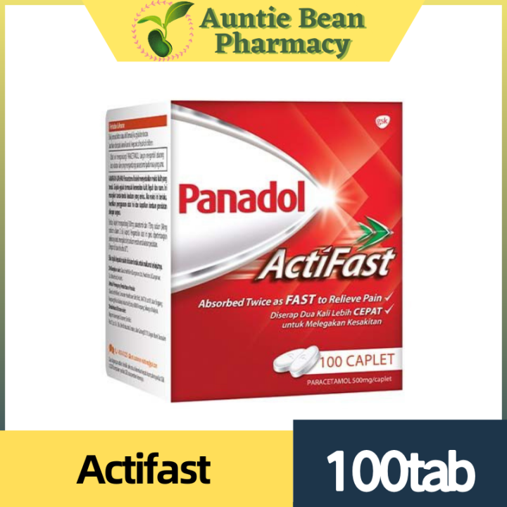 Panadol Actifast ( 100 Tablets ) exp:11/2024 | Lazada