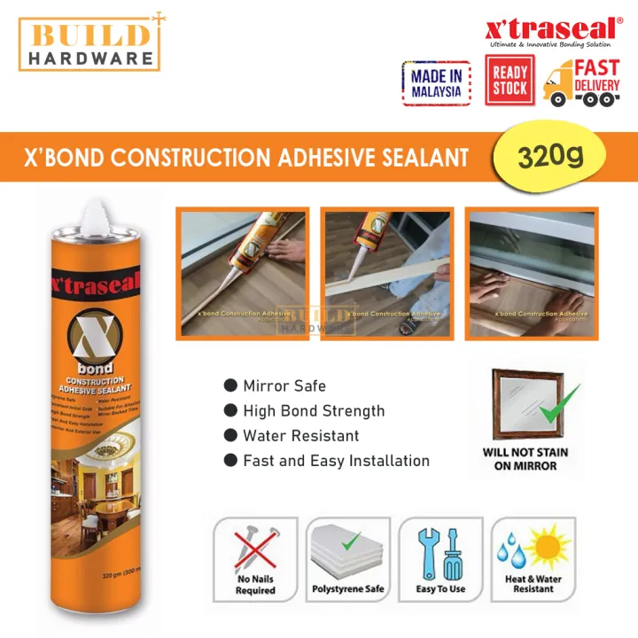 X'TRASEAL X'Bond Construction Adhesive Sealant 320g X-Bond Xbond | Lazada