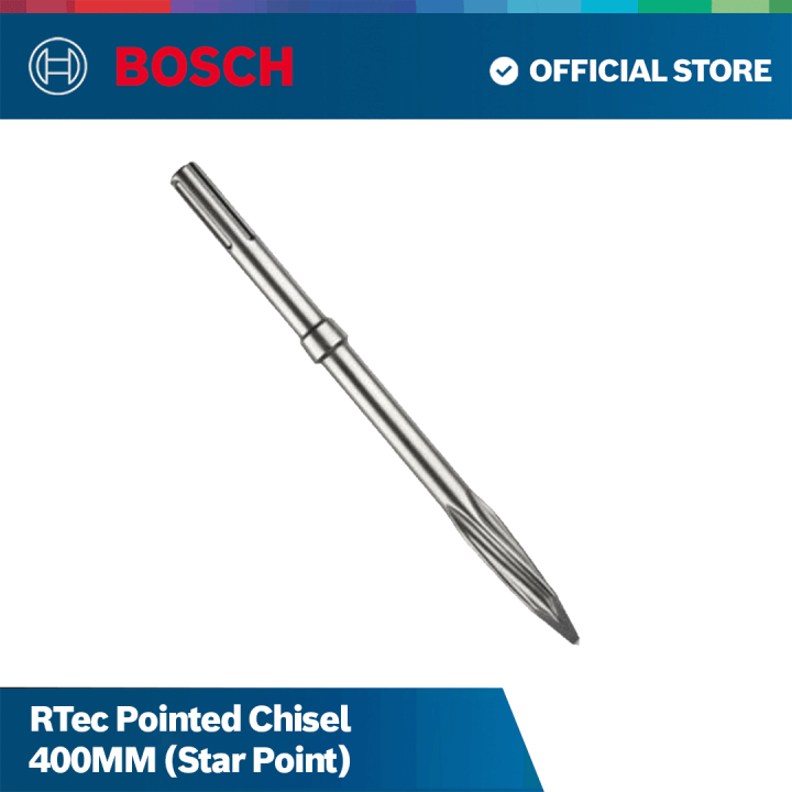 Bosch (Star Point) RTec pointed chisel 400MM - Tools/Accessories ...