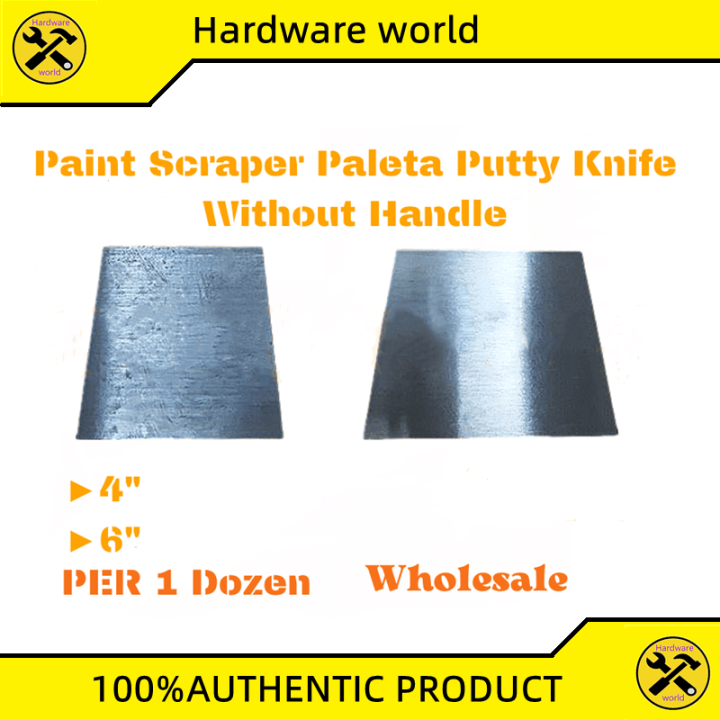 Scraper Paleta Putty Knife Without Handle Heavy Duty Blueish 4 inch 6 ...