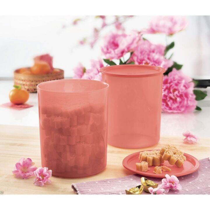 Tupperware One Touch Canister Medium (2) 3L | Lazada