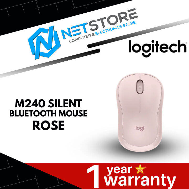 LOGITECH M240 SILENT BLUETOOTH MOUSE - ROSE - 910-007124 | Lazada