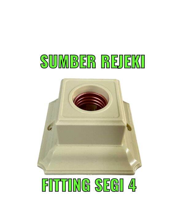 ASABER - Fitting Lampu Segi / fitting lampu plafon segi empat merk ...