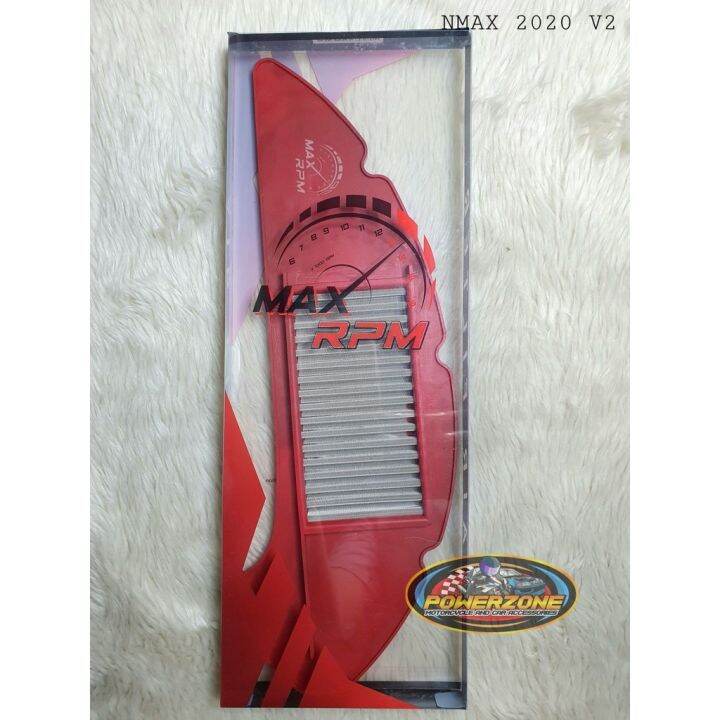 MAX RPM AIR FILTER - NMAX 2020 2021 / NMAX V2 / AEROX V2 ( WASHABLE ...