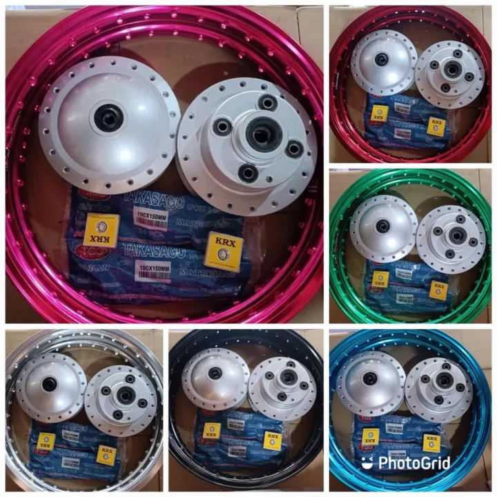 RIM SET RUSI125/150(VANZBOY AND APIDO RIM)TAKASAGO RAYUS/COMPLETE WITH ...