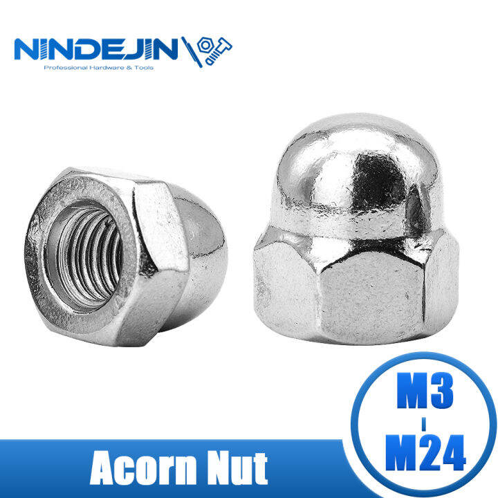 Nindejin 5 50pcs Acorn Cap Nut M3 M4 M5 M6 M8 M10 M12 M14 M16 M18 M20