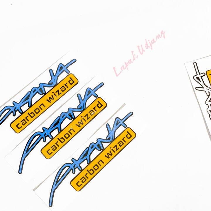 Sticker Cutting Motor dan Mobil Gokil Akana Carbon Wizard | Lazada ...