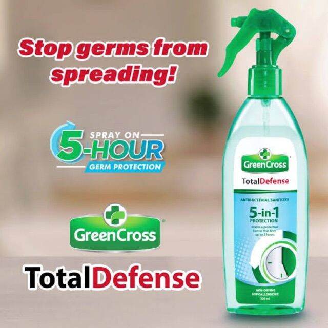 300ml GC Disinfectant Alcohol Total Defense Antibacterial Sanitizer ...