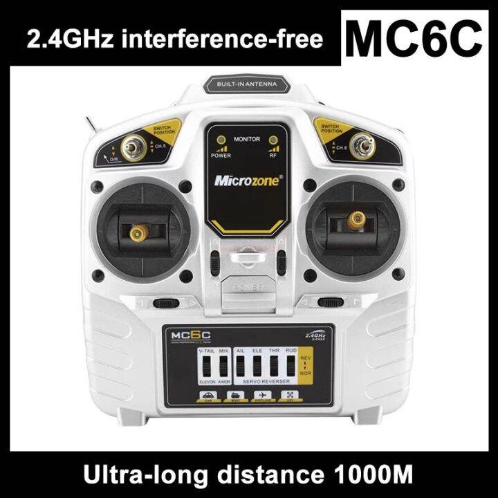 Microzone Mc6c 2.4G 6Ch Controller Transmitter Receiver Radio System ...