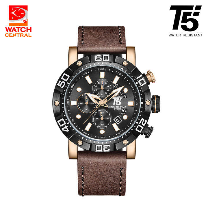 T5 Watches H3855G Chronograph Water Resistant | Lazada PH