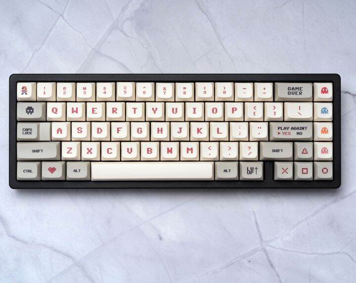 keycaps 143pcs ปุ่มกดเกมคอนโซล XDA PBT สไตล์ย้อนยุคสำหรับแป้นพิมพ์ ...