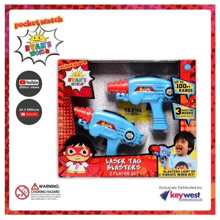 Ryan's World Laser Tag Blasters Sold by Keywest Internationale Sales ...