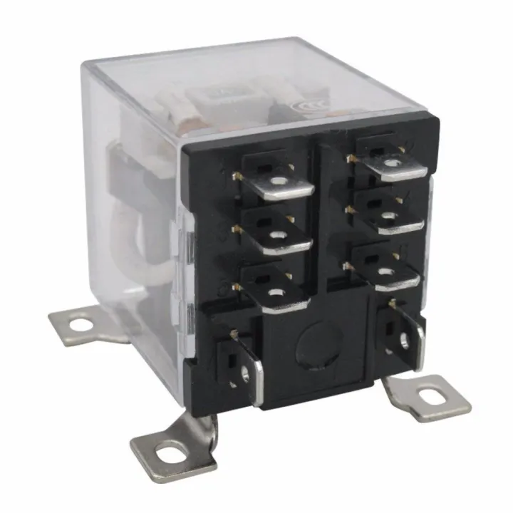 Twtade/jqx-12f-2z Dc 24v Ac 220v Dc 24v Coil 30a Dpdt 2no2nc General Purpose High Power Relay 8 ...