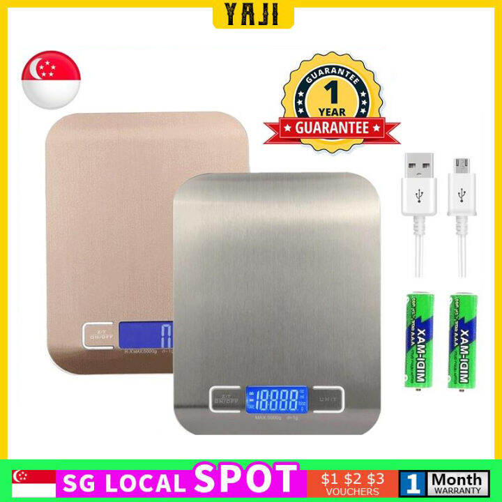💛[SPOT] Stainless Steel Digital Scales Kitchen Food Weight Cooking ...