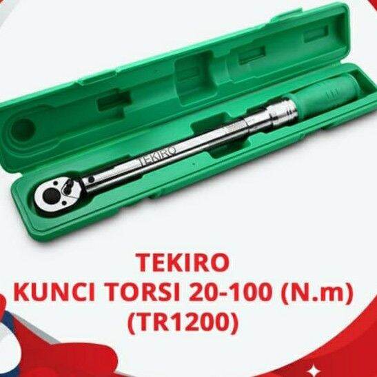 TEKIRO TR1200 1/2" Torque Wrench Kunci Momen Tekiro TR 1200 | Lazada ...