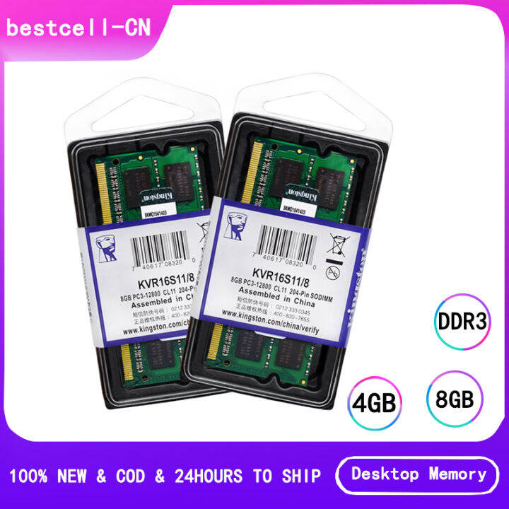 RAM 4GB 8GB DDR3 1866Mhz 1600MHz 1333Mhz 1066Mhz แล็ปท็อปหน่วยความจำ PC3-14900 12800 10600 8500 ...