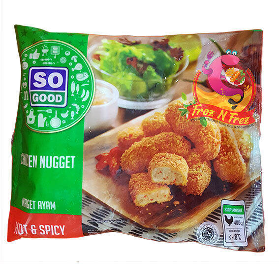 SO GOOD Chicken Nugget 400 Gram - Hot & Spicy | Lazada Indonesia