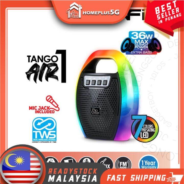 VINNFIER TANGO AIR 1 TWS PORTABLE SPEAKER WITH MIC JACK LED LIGHT BLUETOOTH AUX LINE KARAOKE ...