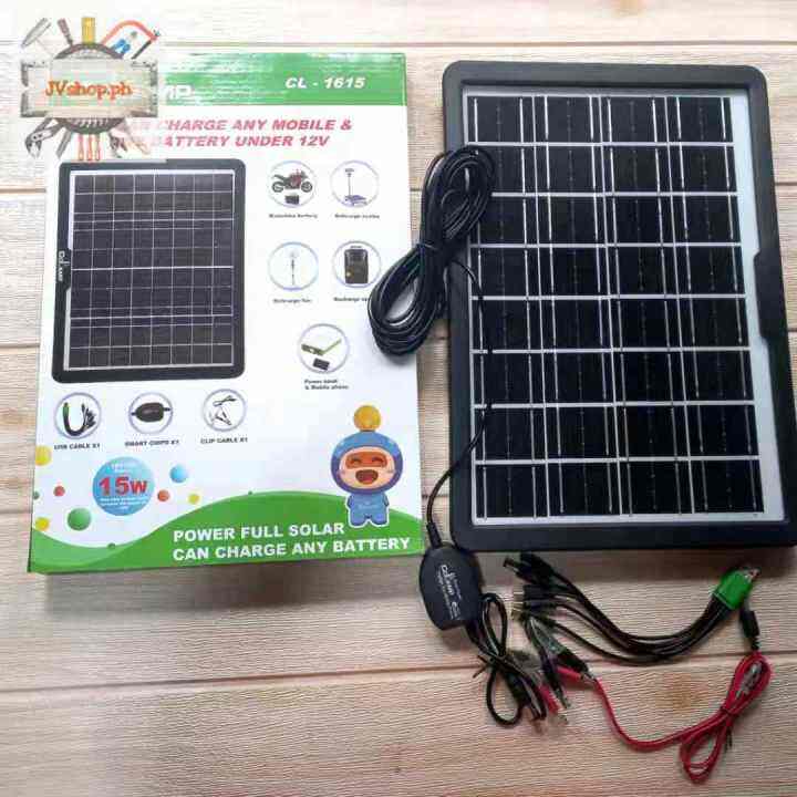 Solar Panel For Charging Cellphone And 12V Battery Charger Panel CL ...