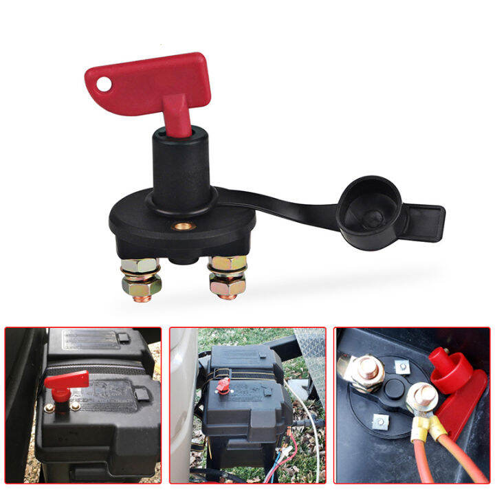 Auto Car Rotary Power-off Switch 2 Key Main Power Switch Disconnector ...