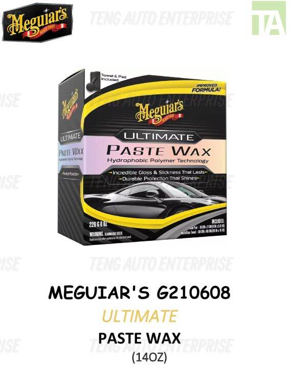 Meguiar's G210608 Ultimate Paste Wax 8oz | Lazada