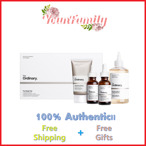 [The Ordinary] The Bright Set (Squalane Cleanser 50ml + Caffeine ...