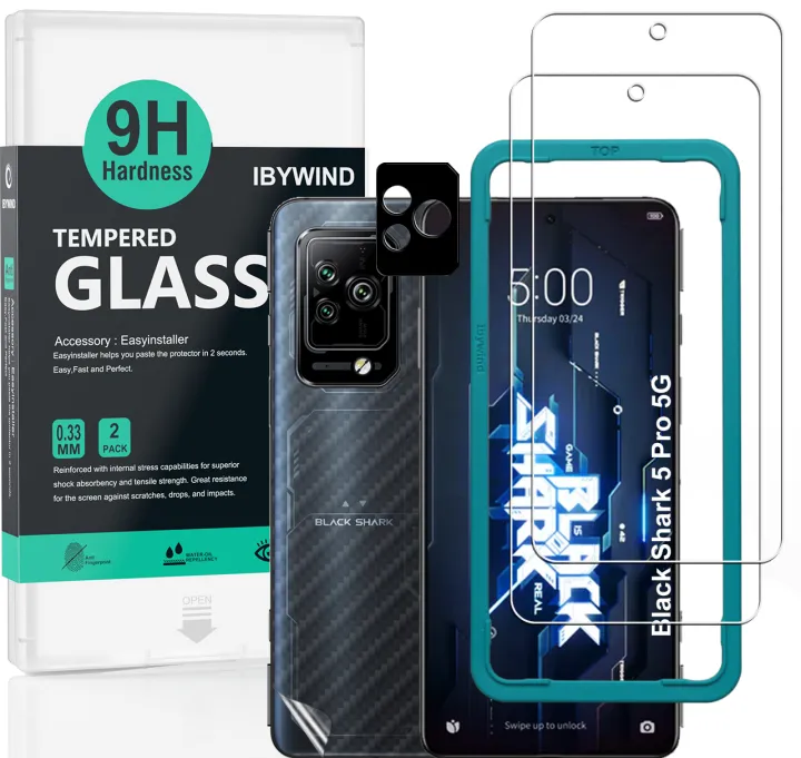 Ibywind Black Shark 5 Pro 5G [2PCS Pack] Tempered Glass Screen ...