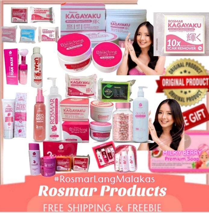 ORIGINAL, Rosmar Kagayaku Soap Bleaching Whipped Scrub, Rosmar Lotion ...