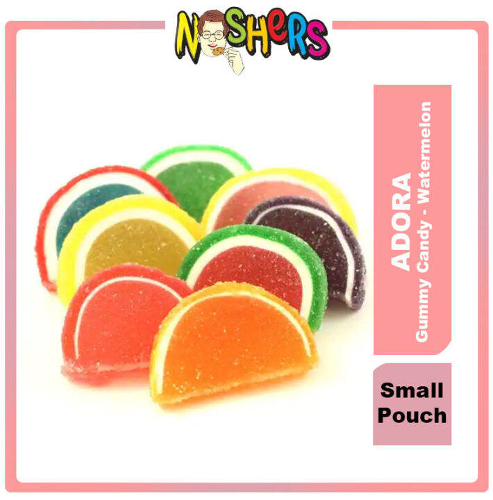Noshers Gummy Sweet Candies Snacks Gummi Watermelon Slice Fruits Candy ...