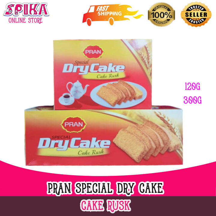 PRAN SPECIAL DRY CAKE / CAKE RUSK 120GM / 300GM | Lazada