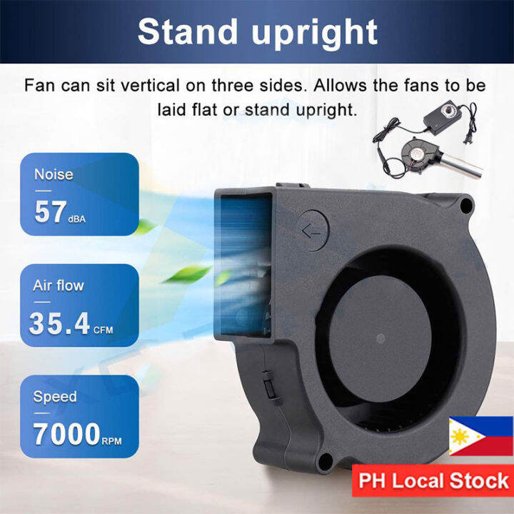 [PH Local Stock] 7.5cm 7530 12V portable small blower for kalan with ...