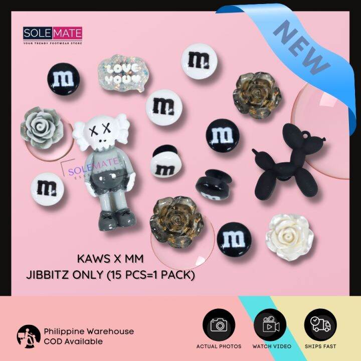 【15 PCS 1 PACK】KAWS MM JIBBITZ SET | Lazada PH
