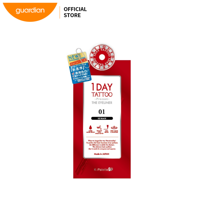 K-Palette 1 Day Tattoo Procast The Eyeliner 01 Ice Black | Lazada