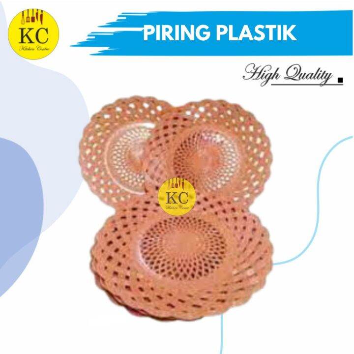 Pring Makan Piring Lidi Anyam Piring Plastik Piring Rotan Plastik ...