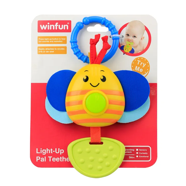 Winfun Light-Up Pal Teether - Bee 0236 | Lazada PH