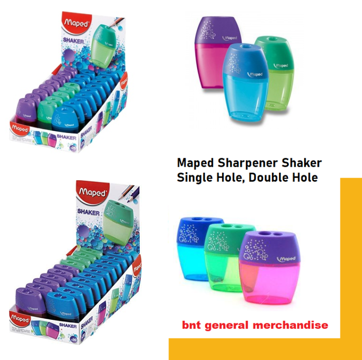 MAPED SHARPENER SHAKER SINGLE HOLE / DOUBLE HOLE SOLD PER PIECE | Lazada PH