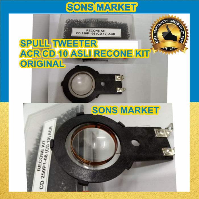SPUL TWEETER ACR CD 10 ASLI RECONE KIT ACR SPULL TWITER ACR CD10 ...