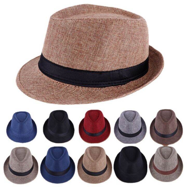 [Adults] Groomsmen Bruno Mars Europe Style Wedding Fedora Fabric Hat ...